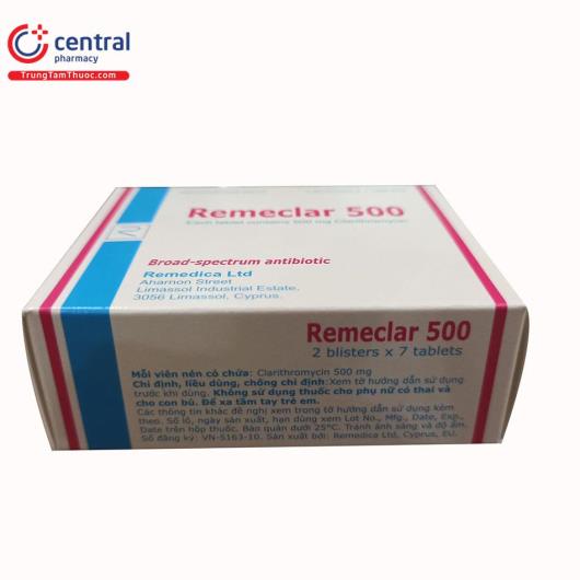Thuốc Remeclar 500: Cách dùng, liều dùng và lưu ý khi sử dụng