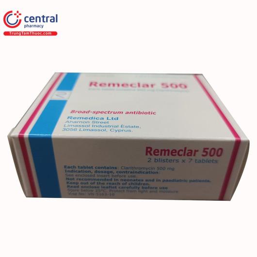 Thuốc Remeclar 500: Cách dùng, liều dùng và lưu ý khi sử dụng