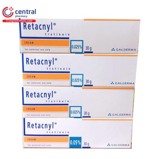 [CHÍNH HÃNG] Kem trị mụn Retacnyl 0,025% - Sạch ngay trứng cá
