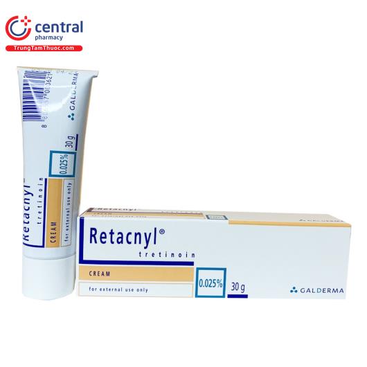 [CHÍNH HÃNG] Kem trị mụn Retacnyl 0,025% - Sạch ngay trứng cá