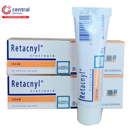 [CHÍNH HÃNG] Kem trị mụn Retacnyl 0,025% - Sạch ngay trứng cá