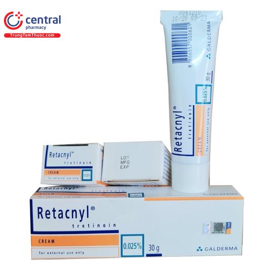 [CHÍNH HÃNG] Kem trị mụn Retacnyl 0,025% - Sạch ngay trứng cá