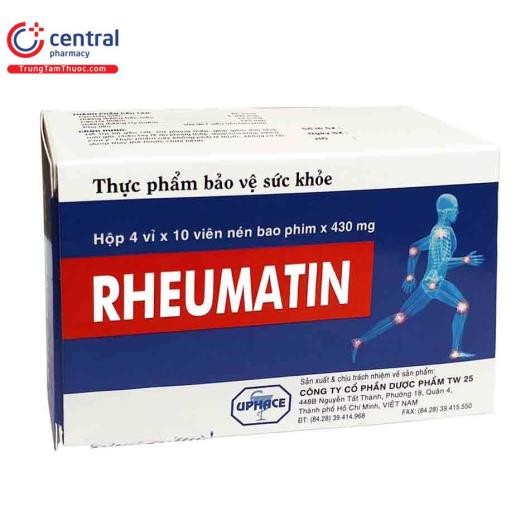 Thuốc Rheumatin (Hộp 40 viên) - Thuốc hỗ trợ trị thấp khớp, viêm khớp