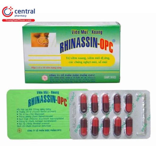[CHÍNH HÃNG] Thuốc đặc trị Viêm mũi-xoang Rhinassin-OPC giá bao nhiêu