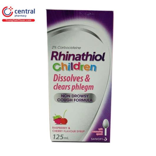 Thuốc Rhinathiol 2% Syrup for Children and Infant: tác dụng, lưu ý