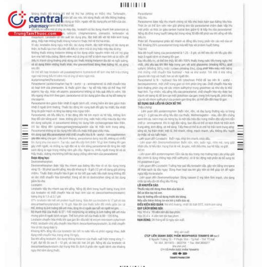Thuốc Rhumenol Flu 500: Chỉ định, liều dùng và lưu ý sử dụng
