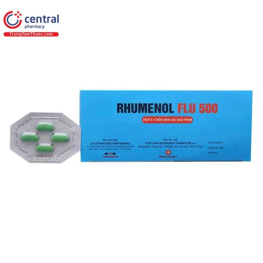 Thuốc Rhumenol Flu 500: Chỉ định, liều dùng và lưu ý sử dụng
