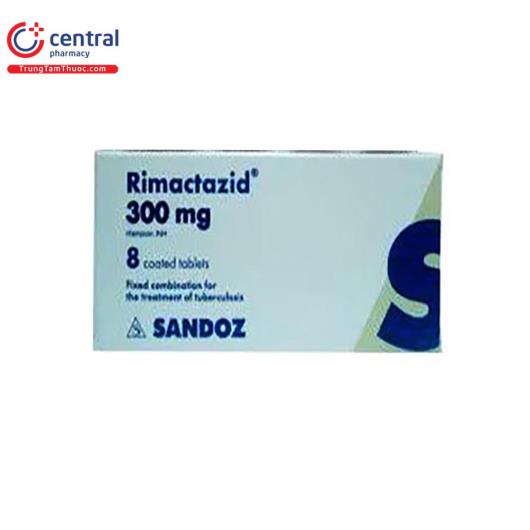 [CHÍNH HÃNG] Thuốc Rimactazid 300mg trị nhiễm khuẩn Mycobacterium