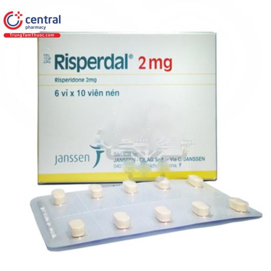 [CHÍNH HÃNG] Thuốc Risperdal 2mg Janssen điều trị tâm thần phân liệt