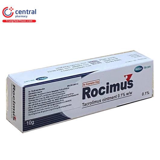 Thuốc Rocimus 0.1% w/w - Thuốc điều trị viêm da cơ địa