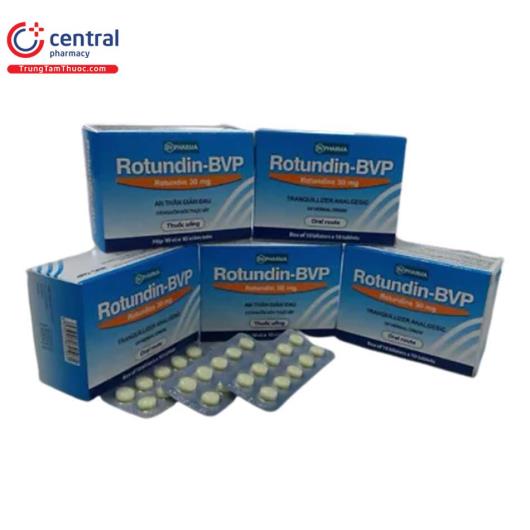 Thuốc Rotundin-BVP giúp an thần, trị mất ngủ hiệu quả