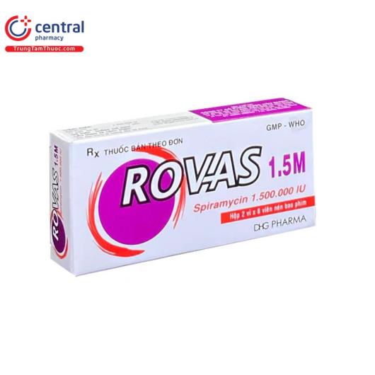 Thuốc Rovas 1.5M - điều trị nhiễm khuẩn: tác dụng và liều dùng
