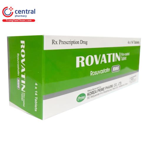 [CHÍNH HÃNG] Thuốc Rovatin 10mg - điều trị tăng cholesterol máu
