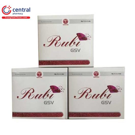 [CHÍNH HÃNG] Thuốc Rubi GSV - Cải thiện tình trạng nám, tàn nhang