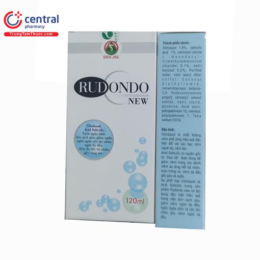 [CHÍNH HÃNG] Rudondo New 120ml dùng tắm gội ngừa viêm nấm