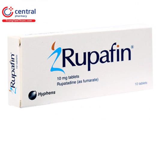 Thuốc Rupafin 10mg chống dị ứng: liều dùng, cách dùng, giá bán