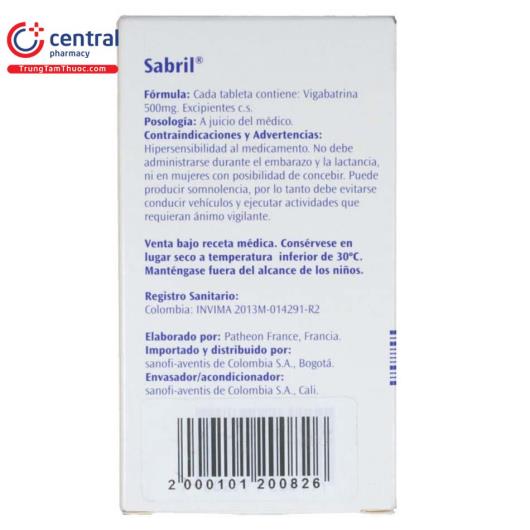 Thuốc Sabril 500mg: tác dụng, liều dùng, lưu ý khi sử dụng