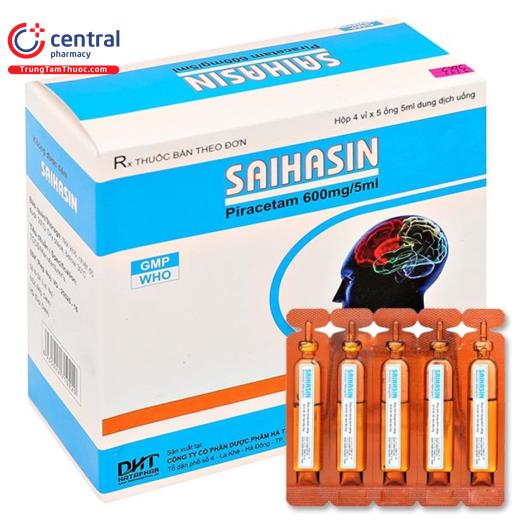 Thuốc Saihasin 600mg/5ml giúp tăng cường sự tỉnh táo, tập trung