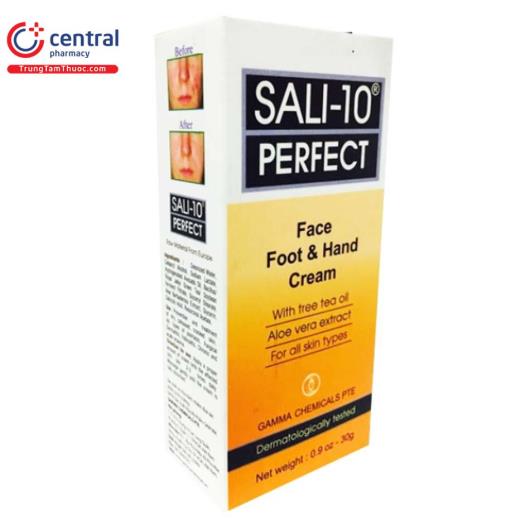 Thuốc Sali-10 Perfect 30g - kem trị khô da, nứt gót chân hiệu quả