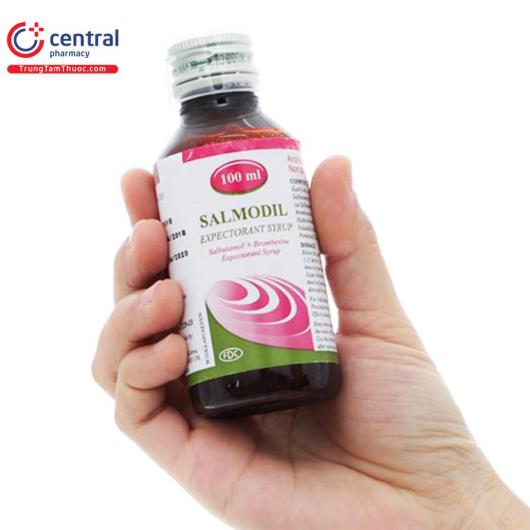 Thuốc Salmodil Expectorant Syrup - Thuốc làm giãn cơ trơn phế quản