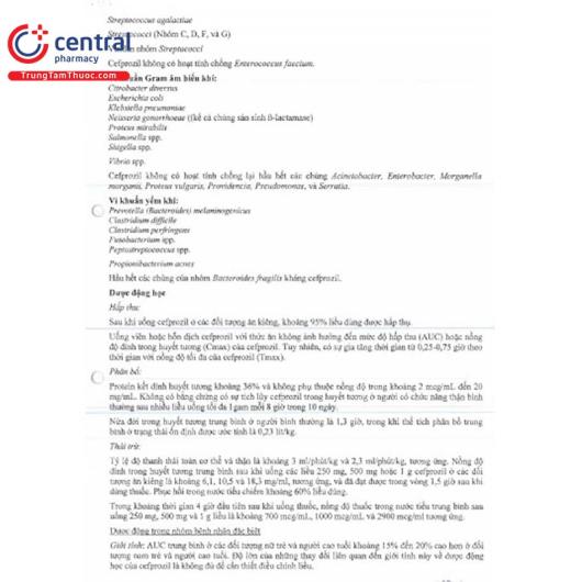 [CHÍNH HÃNG] Thuốc Samnir 250mg/5ml: chỉ định, liều dùng