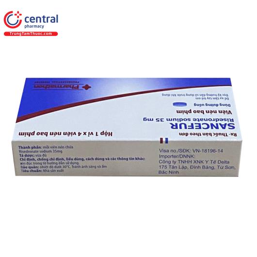 Thuốc Sancefur 35mg - Điều trị loãng xương ở phụ nữ sau mãn kinh