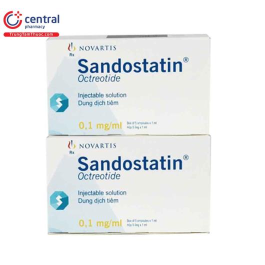 Thuốc Sandostatin 0.1mg/ml trị dò dạ dày, ruột sau chấn thương