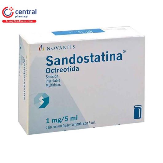 Thuốc Sandostatin 0.1mg/ml trị dò dạ dày, ruột sau chấn thương