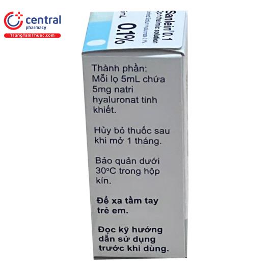 Thuốc Sanlein 0.1 - thuốc nhỏ mắt điều trị rối loạn biểu mô giác mạc