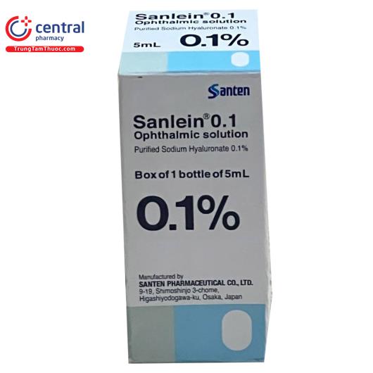 Thuốc Sanlein 0.1 - thuốc nhỏ mắt điều trị rối loạn biểu mô giác mạc