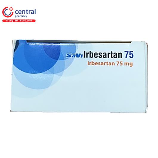 [CHÍNH HÃNG] Thuốc SaVi Irbesartan 75 điều trị tăng huyết áp