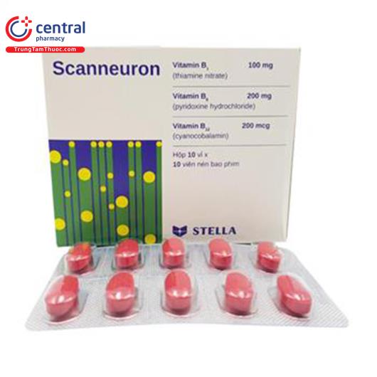 [CHÍNH HÃNG] Thuốc Scanneuron: tác dụng, liều dùng, tương tác thuốc