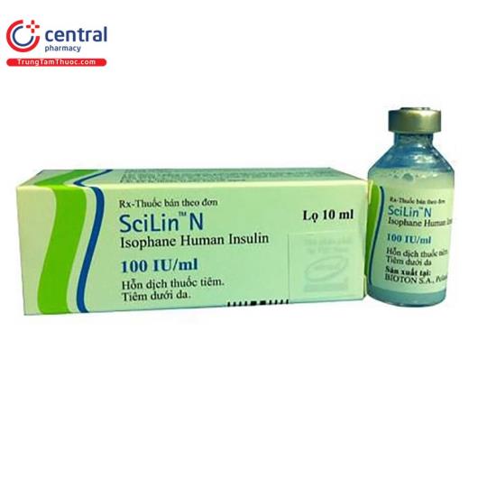 Thuốc SciLin N 100IU/ml - Thuốc điều trị tiểu đường