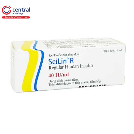 Thuốc Scilin R: tác dụng, cách dùng, lưu ý khi sử dụng