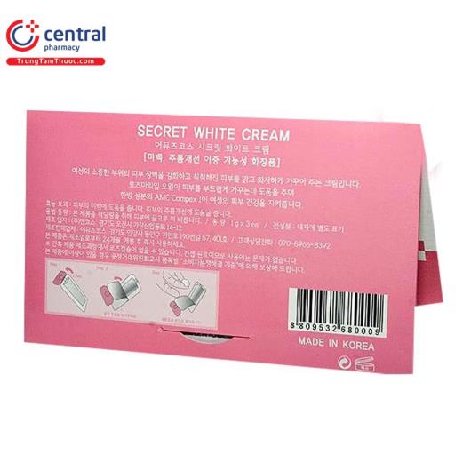 Thuốc Secret White Cream - tân trang lại vẻ đẹp cho cô bé của bạn