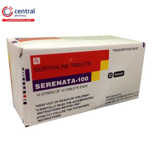 Thuốc Serenata-100 - Thuốc điều trị rối loạn tâm thần, trầm cảm
