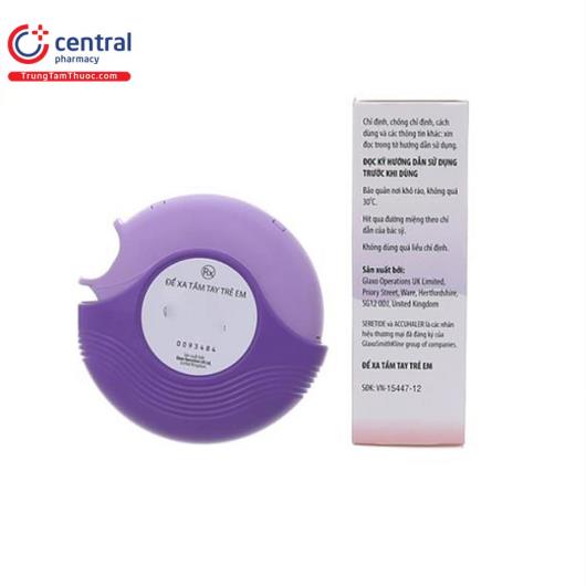 [CHÍNH HÃNG] Thuốc Seretide Accuhaler 50/250mcg điều trị hen phế quản
