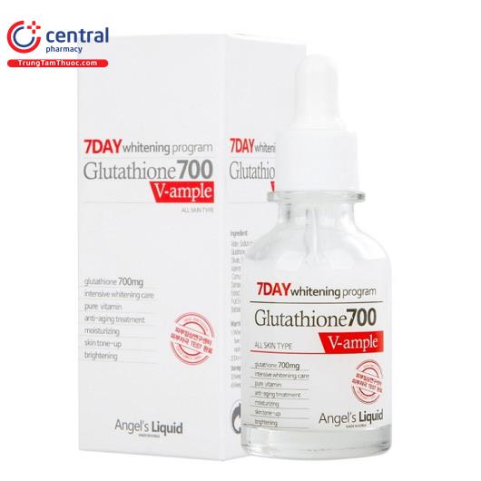 Serum 7 Day Whitening Program Glutathione 700 giúp da trắng sáng