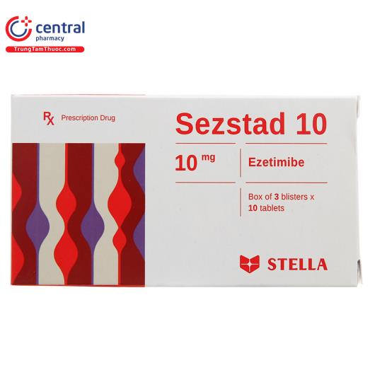 [CHÍNH HÃNG] Thuốc Sezstad 10mg Stella điều trị tăng cholesterol máu