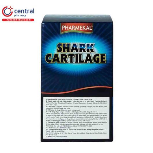 Thuốc Shark Cartilage Pharmekal của Mỹ - Tăng sự dẻo dai cho các khớp