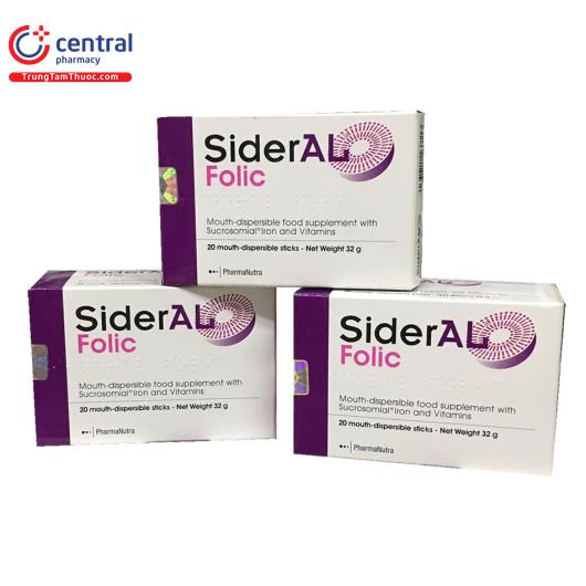 [CHÍNH HÃNG] Thuốc Sideral Folic - dưỡng chất bổ máu cho bà bầu
