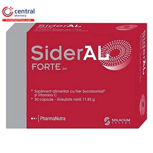 [CHÍNH HÃNG] Thuốc SiderAL Forte Int bổ sung sắt, hỗ trợ tạo máu