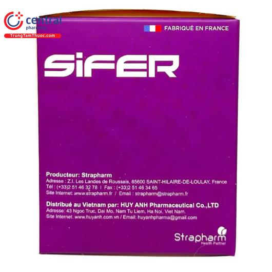 [CHÍNH HÃNG] Thuốc Sifer hỗ trợ điều trị thiếu máu cho mọi đối tượng