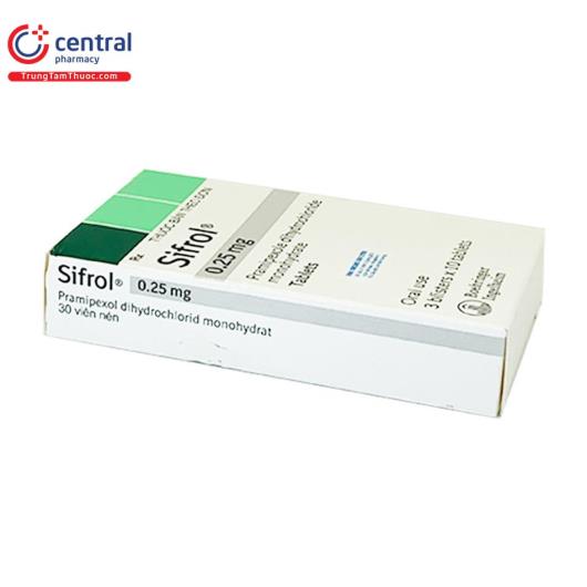 Thuốc Sifrol 0,250mg (Hộp 30V) - thuốc điều trị bệnh Parkinson