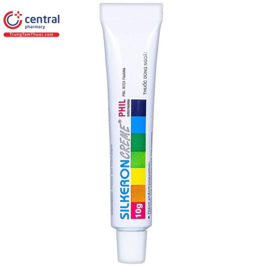 Thuốc Silkeron Creme 10g điều trị viêm da, eczema