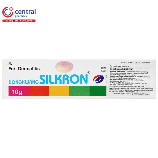 Thuốc bôi 7 màu Silkron 10g điều trị hắc lào, nấm, viêm da