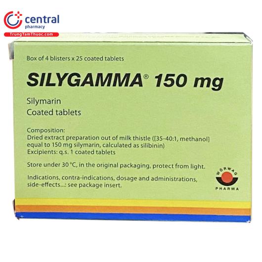 [CHÍNH HÃNG] Thuốc Silygamma 150mg là thuốc gì? Giá bao nhiêu?