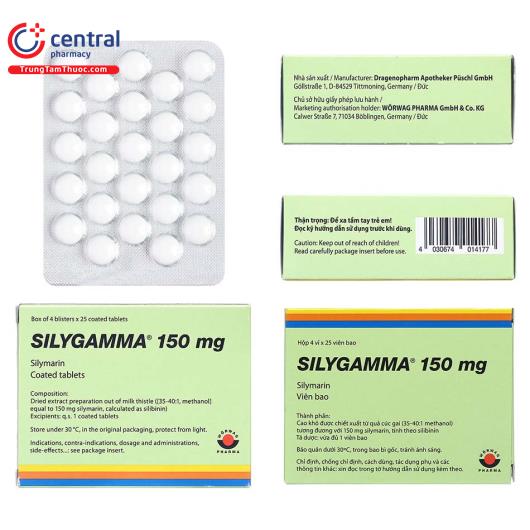 [CHÍNH HÃNG] Thuốc Silygamma 150mg là thuốc gì? Giá bao nhiêu?