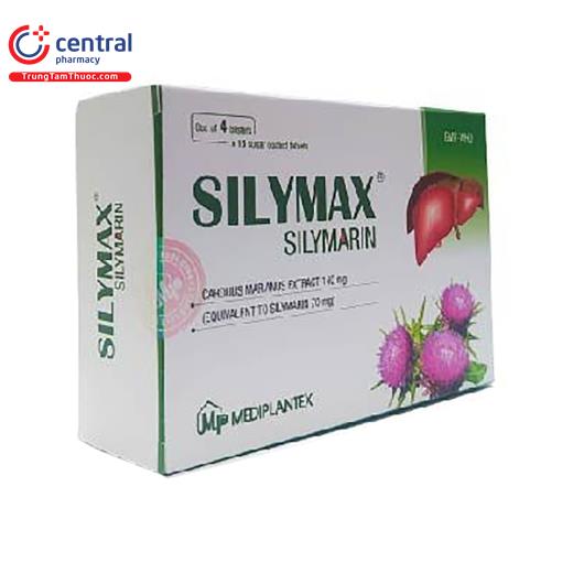 [CHÍNH HÃNG] Thuốc Silymax Silymarin 70mg bảo vệ chức năng gan
