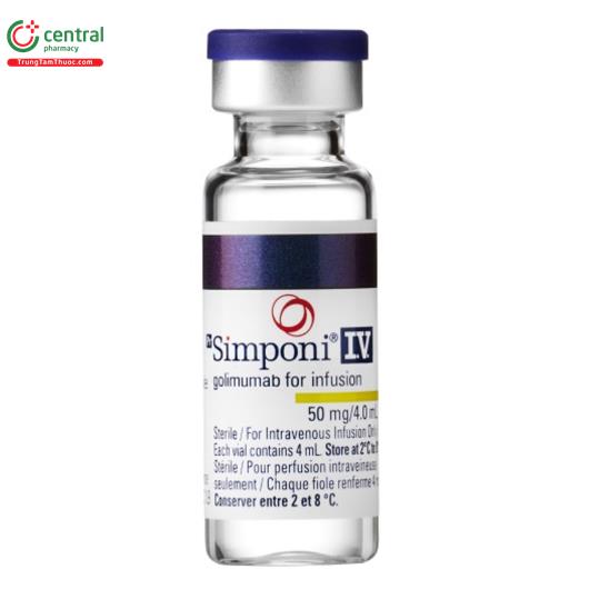 Thuốc Simponi I.V. 50mg/4ml sử dụng cho người lớn trong điều trị viêm ...